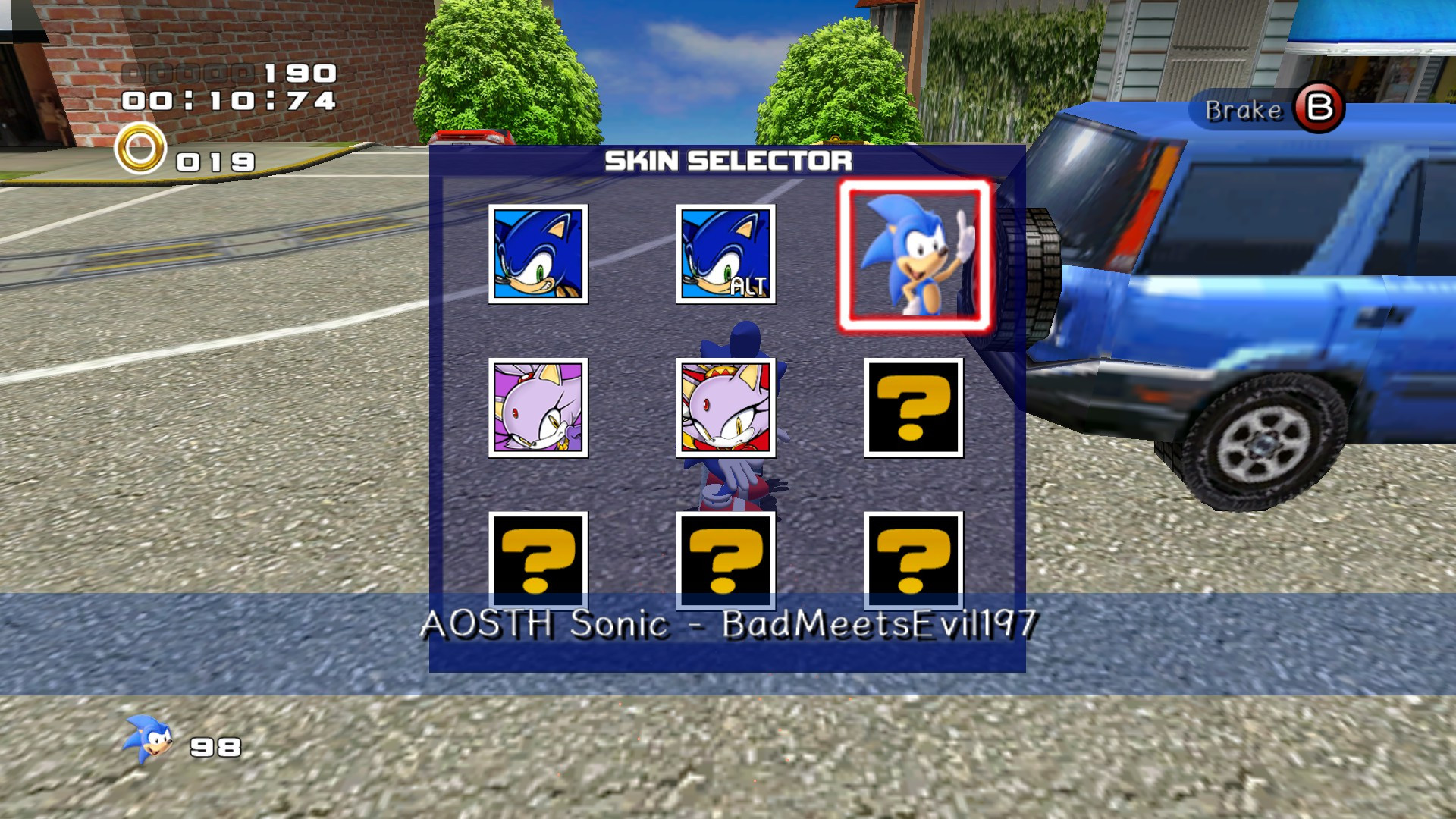 AOSTH Sonic Mod for Sonic Adventure 2 | SA2 Mods