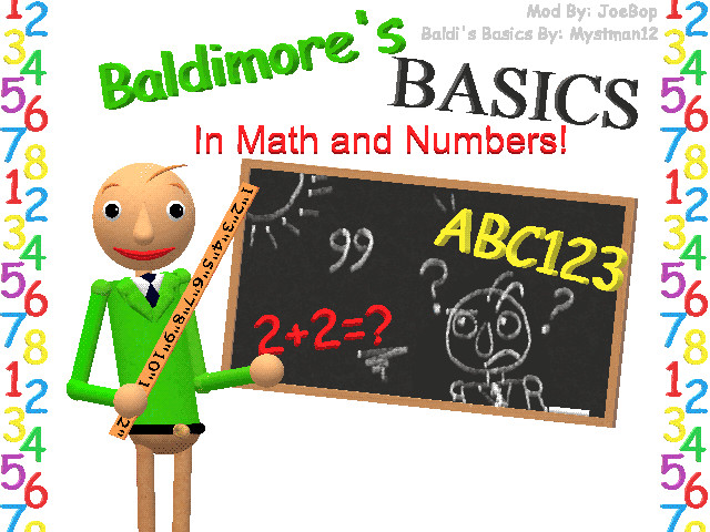 Baldi's Basics in Math and Numbers! Mod for Baldi's Basics | Baldi Mods
