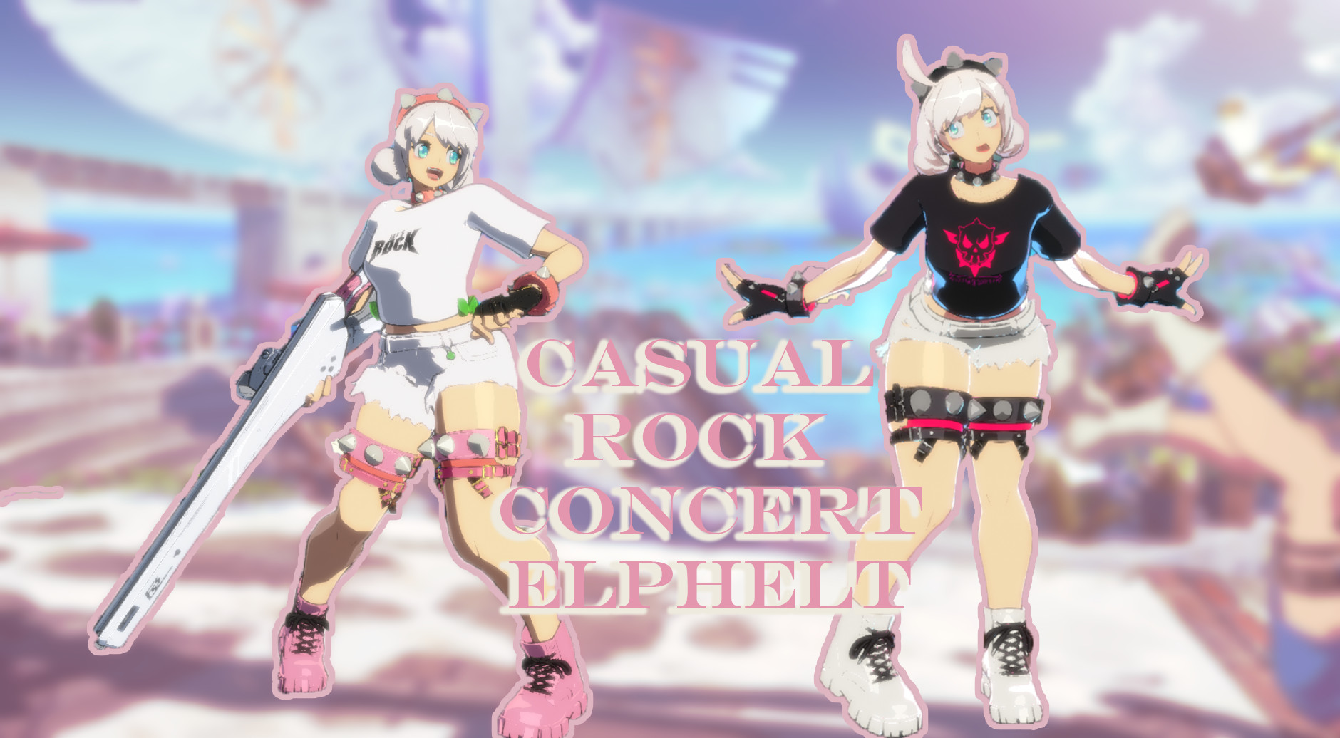 Casual Rock Concert Elphelt Mod for GUILTY GEAR -STRIVE- | GGST Mods