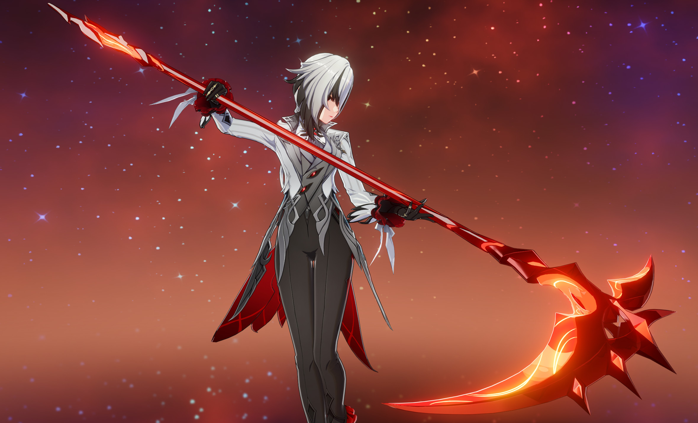 Balemoon Bloodfire Scythe for Arlecchino Mod for Genshin Impact | GI Mods
