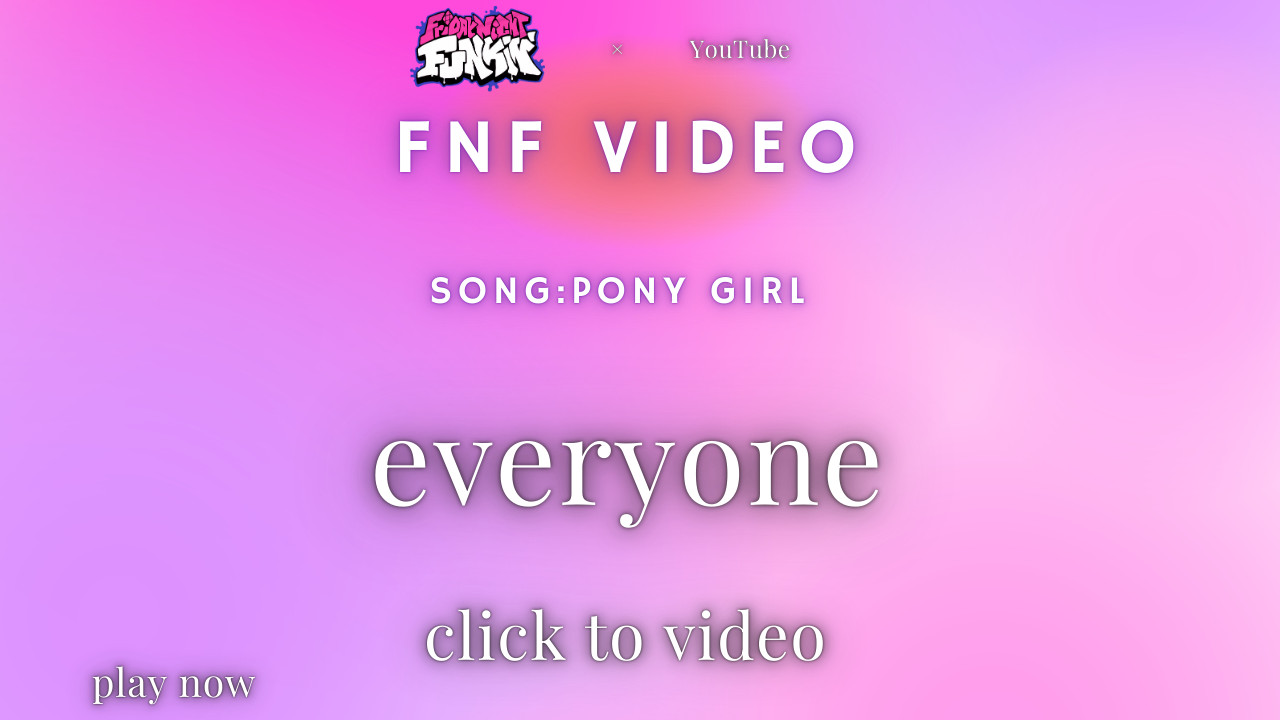 fnf bluey pony girl but everyone sing it 2 Mod for Friday Night Funkin ...