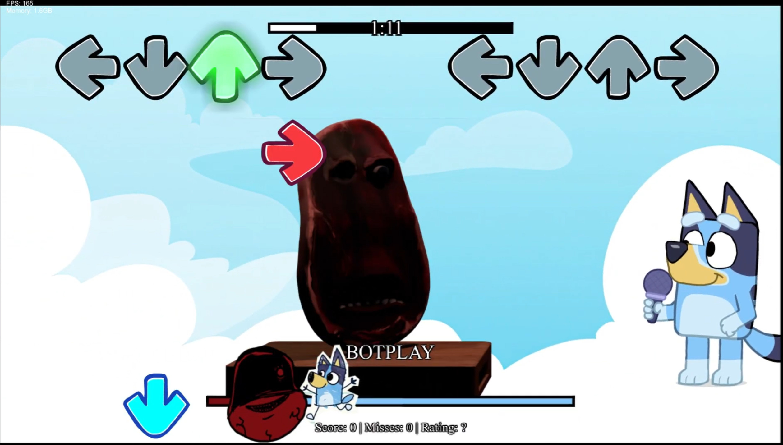 fnf bluey pony girl but everyone sing it 2 Mod for Friday Night Funkin ...