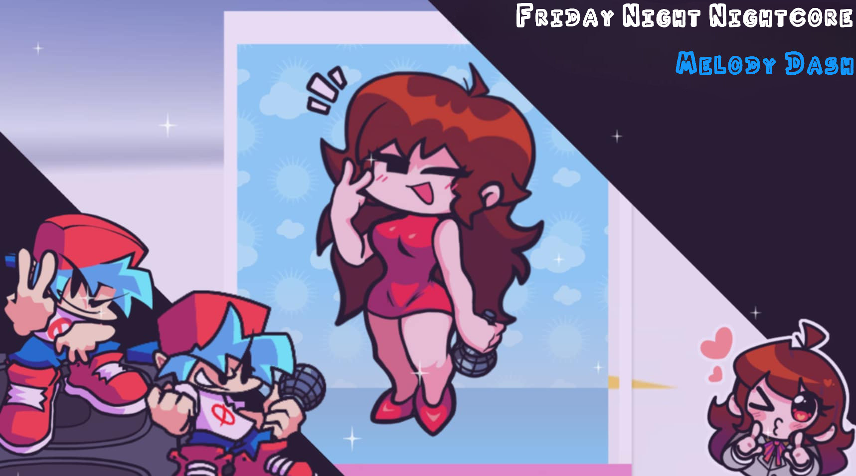 Friday Night Nightcore - Melody Dash Mod for Friday Night Funkin' | FNF ...