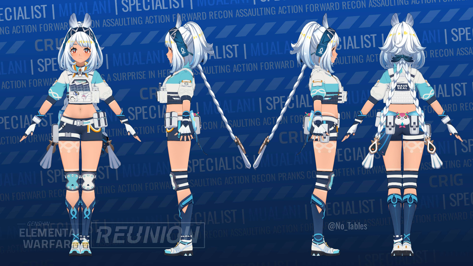 【原神HoYoFair】元素战争：重逢 - 玛拉妮Mualani Mod for Genshin Impact | GI Mods