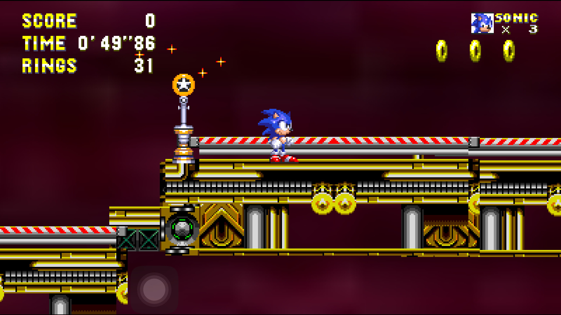 Stardust taxture in hidden palace SCD Texture Mod for Sonic 3 A.I.R ...