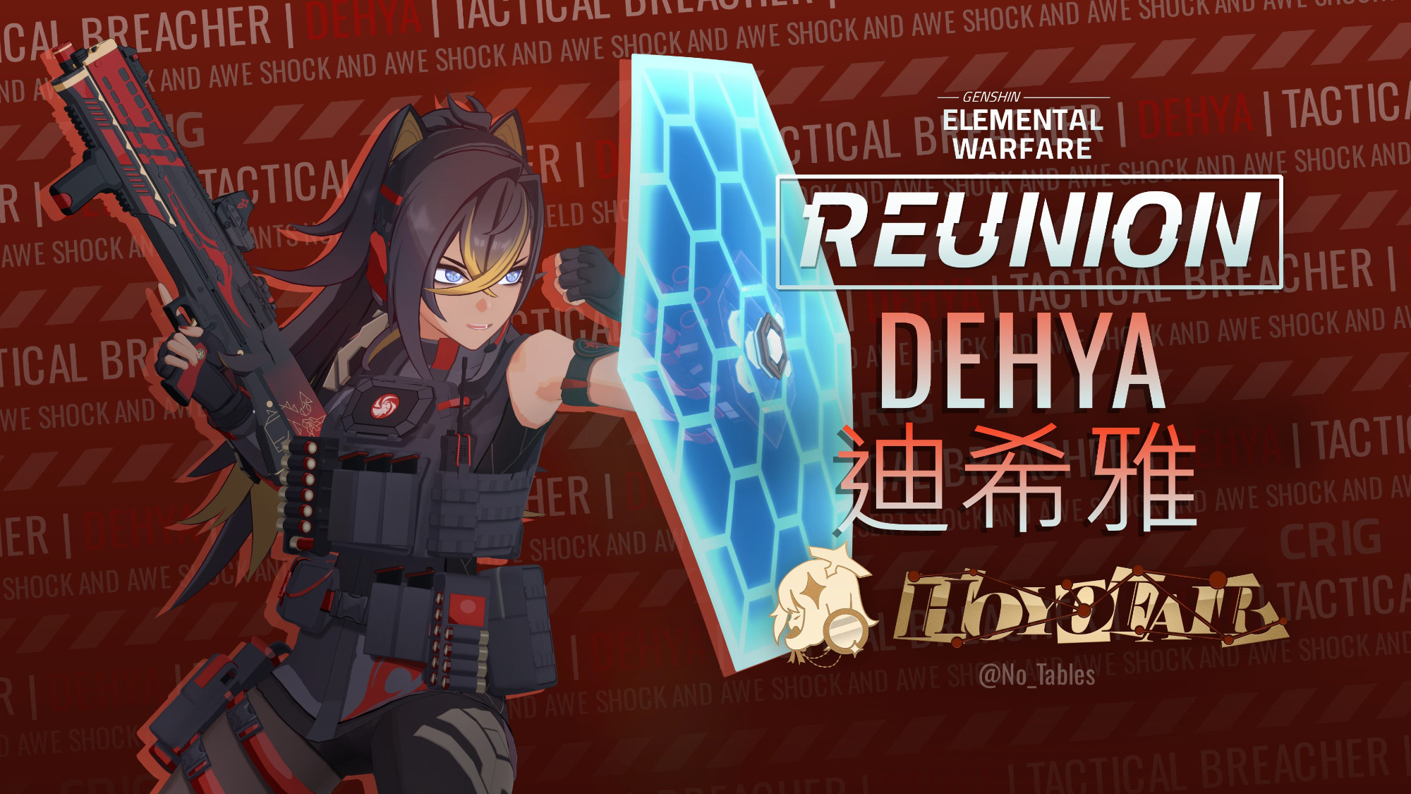 【原神HoYoFair】元素战争：重逢 - 迪希雅Dehya Mod for Genshin Impact | GI Mods