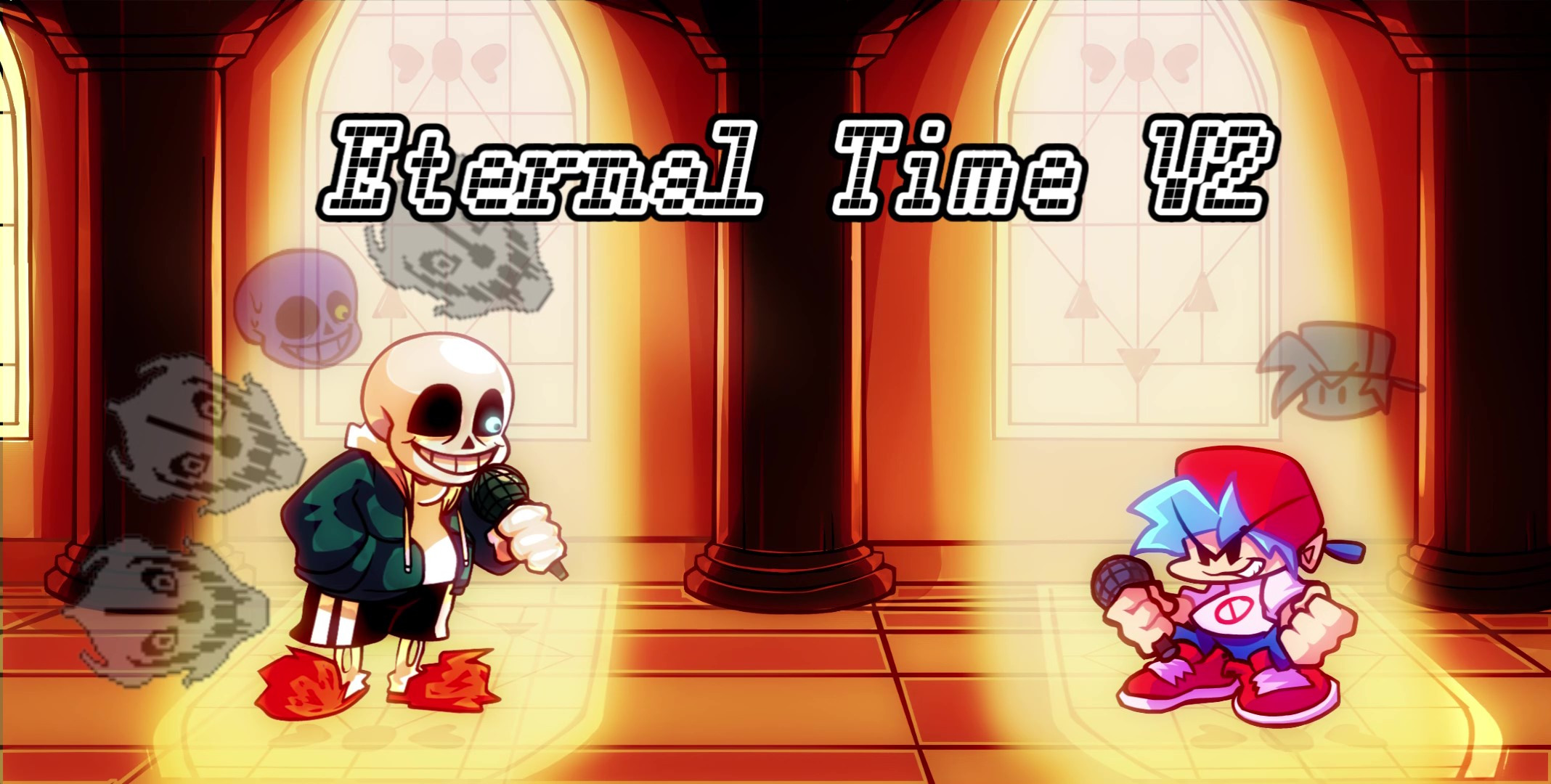 Eternal Time v3 but sung by sans and bf! Mod for Friday Night Funkin ...