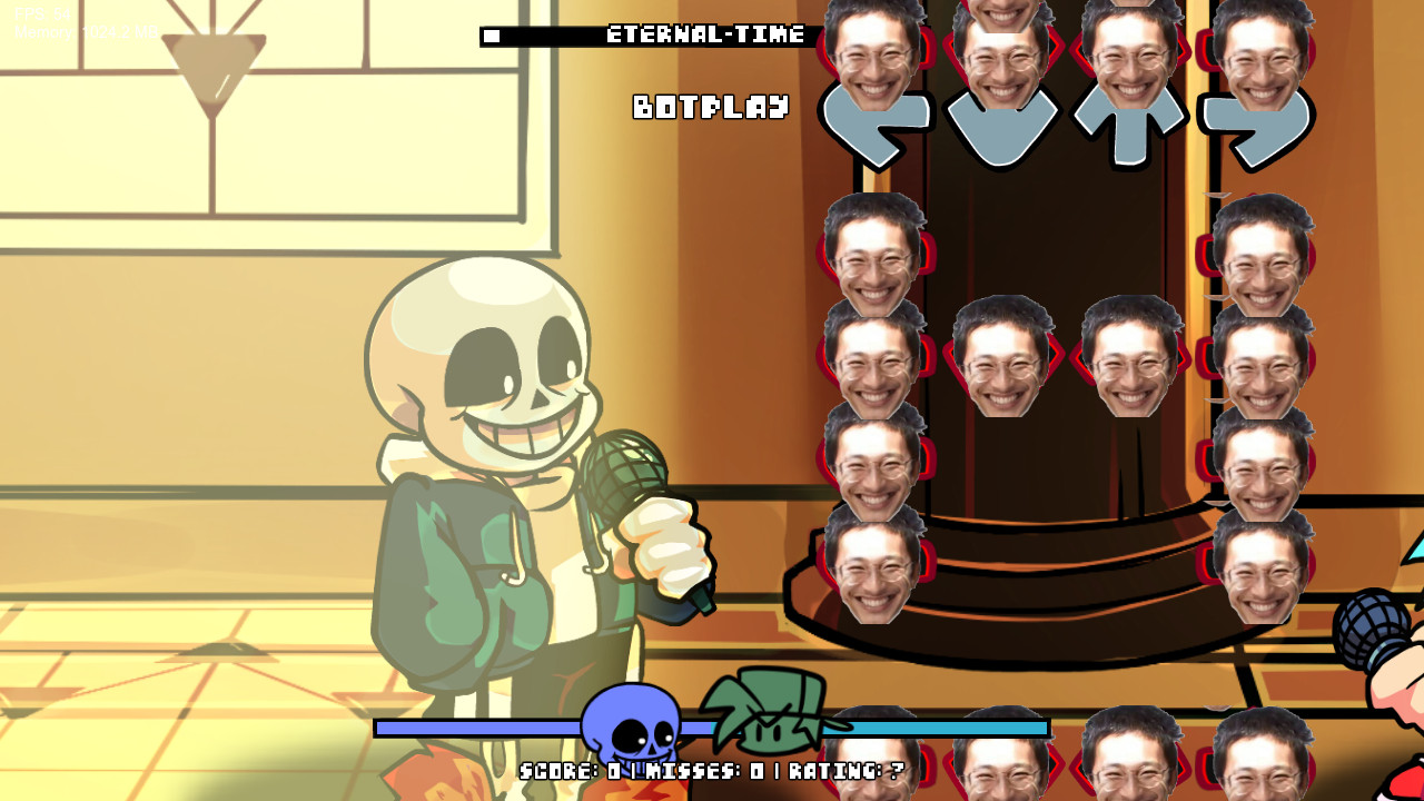 Eternal Time v3 but sung by sans and bf! Mod for Friday Night Funkin ...