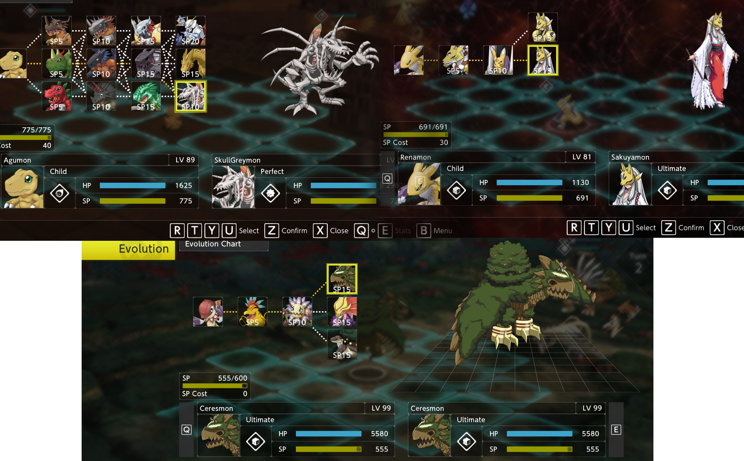 floramon,renamon&agumon canclled evolution Mod for Digimon Survive | DM ...