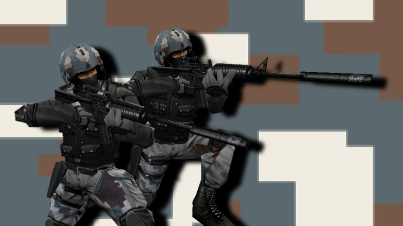 Urban Camo GSG-9 Mod for Counter-Strike: Condition Zero | CS:CZ Mods