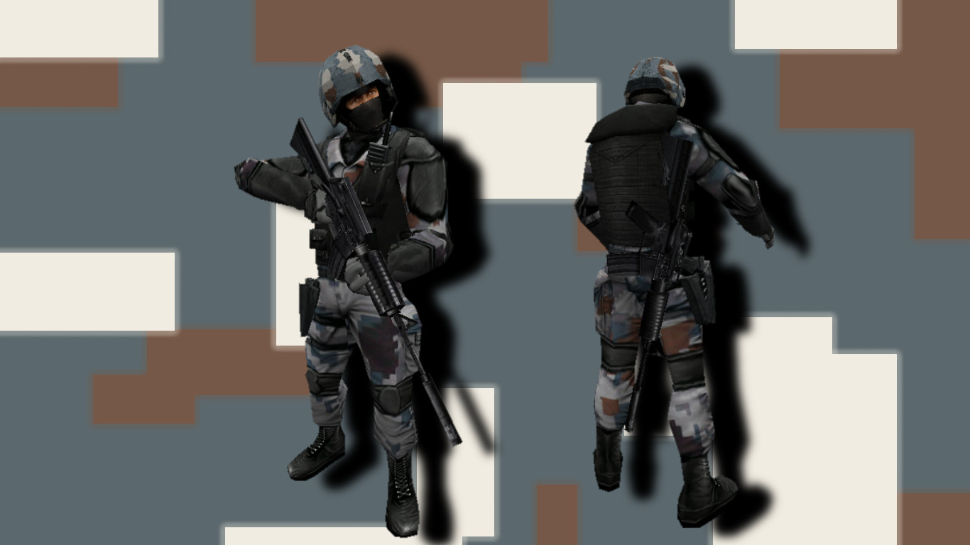 Urban Camo GSG-9 Mod for Counter-Strike: Condition Zero | CS:CZ Mods