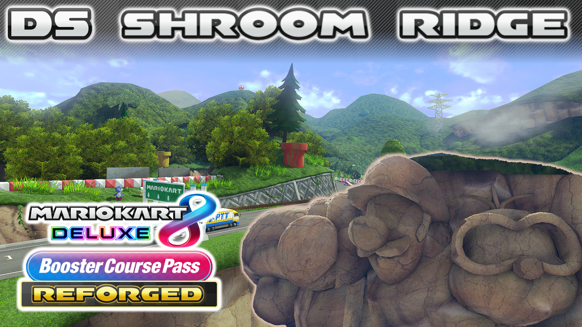 DS Shroom Ridge - BCP Reforged Mod for Mario Kart 8 Deluxe | MK8D Mods
