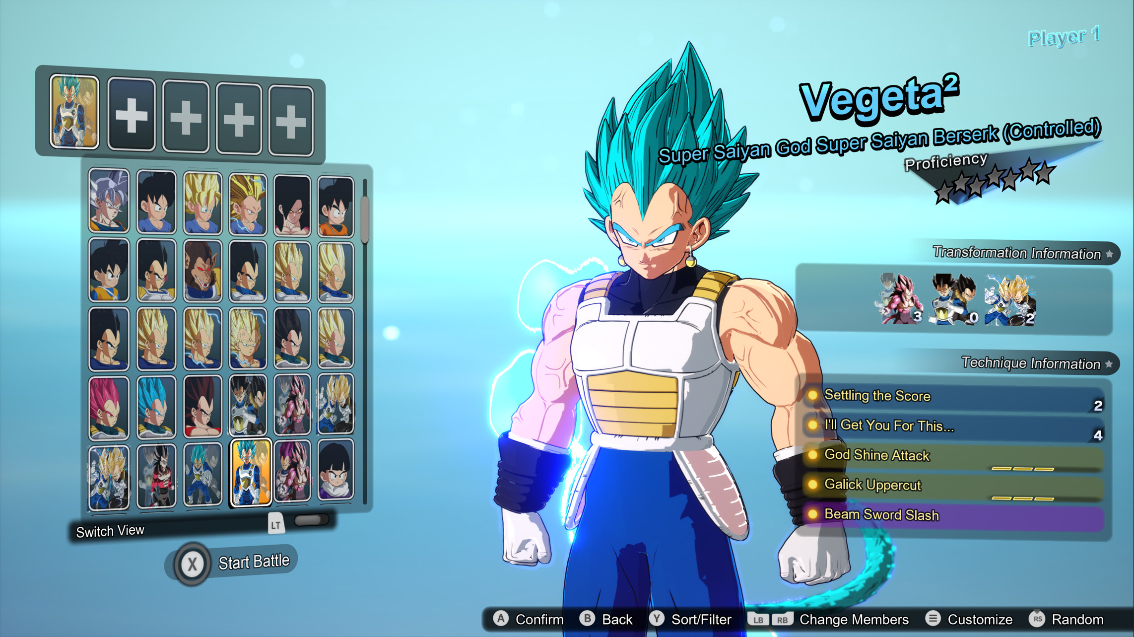 SDBH Vegeta² (CC and Xeno Vegeta Fusion) Mod for Dragon Ball: Sparking ...