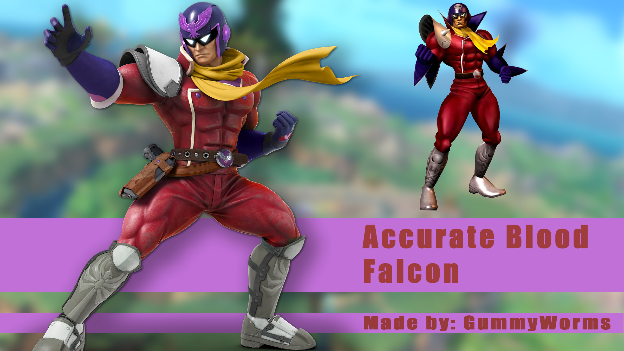 Accurate Blood Falcon Mod for Super Smash Bros. Ultimate | SSBU Mods