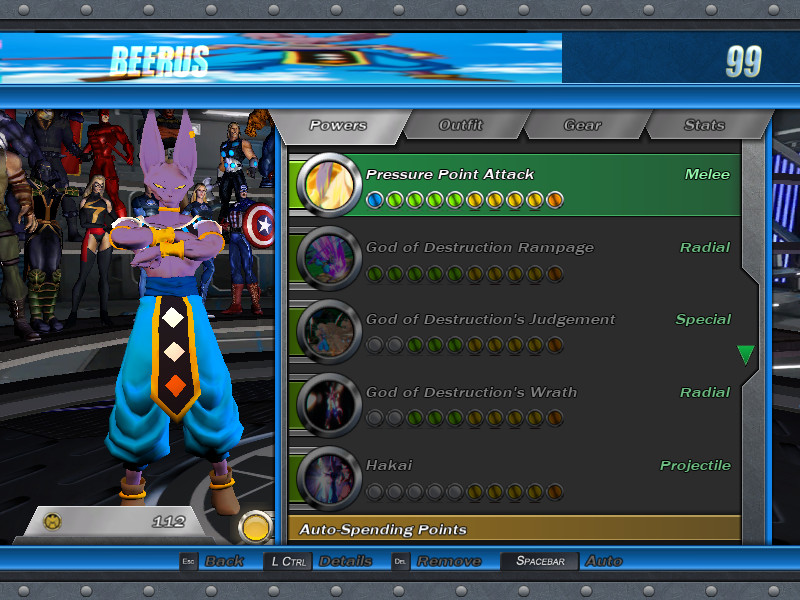 Beerus (Dragon Ball) Mod for Marvel: Ultimate Alliance | MUA Mods