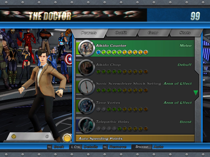 The Doctor (Doctor Who) Mod for Marvel: Ultimate Alliance | MUA Mods