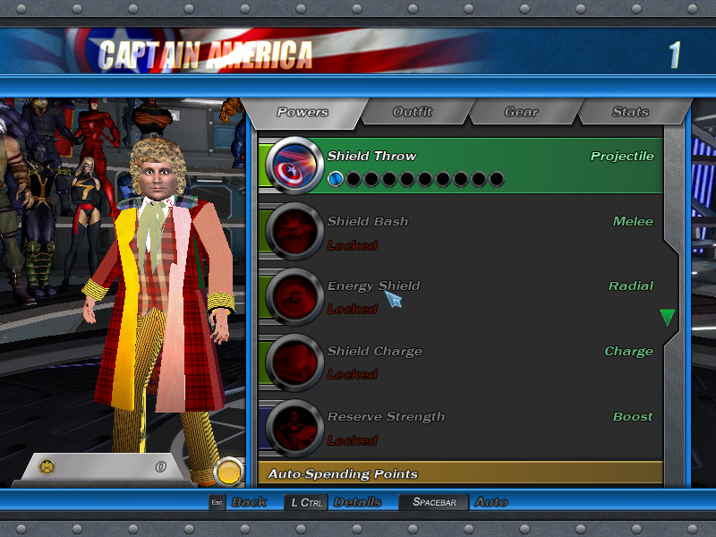 The Doctor (Doctor Who) Mod for Marvel: Ultimate Alliance | MUA Mods