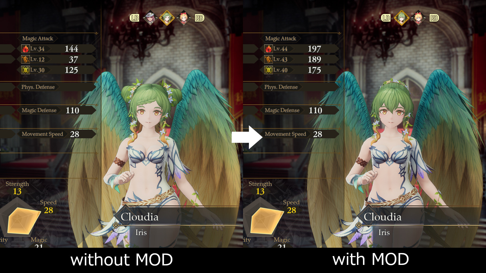 Change Hairstyle Iris Mod for Romancing SaGa 2: Revenge of the Seven | RomaSaGa2R Mods