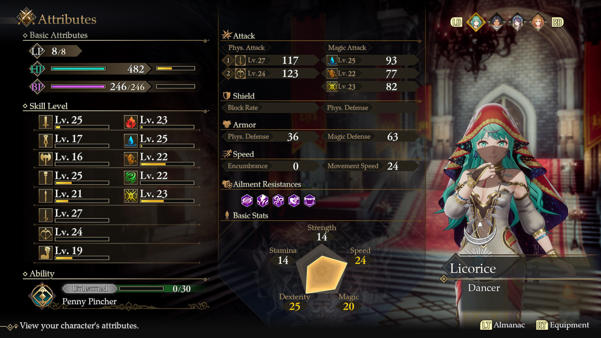 Dancer Orieve Costume Mod for Romancing SaGa 2: Revenge of the Seven ...