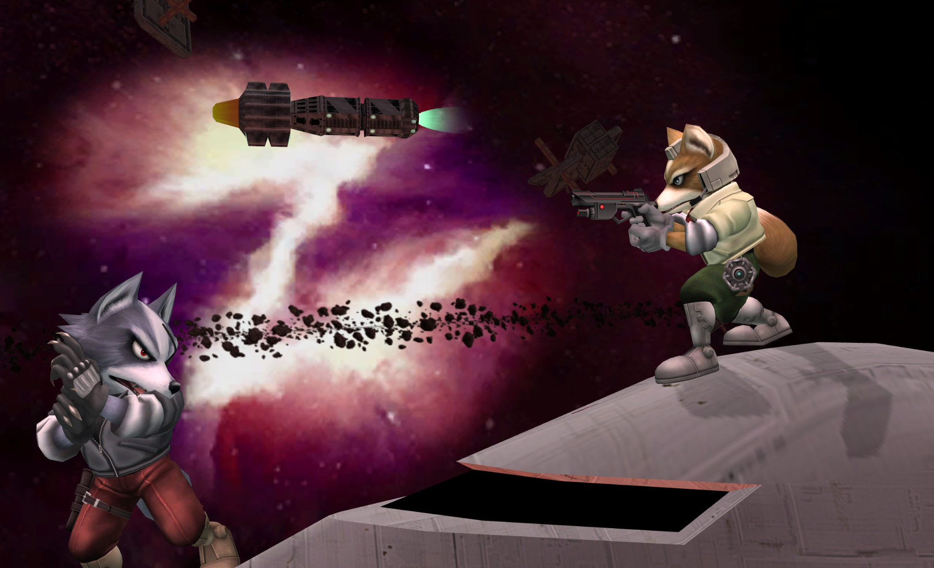 N64 Spacies Revamp (Fox, Falco, & Wolf) Mod for Super Smash Bros. Brawl ...