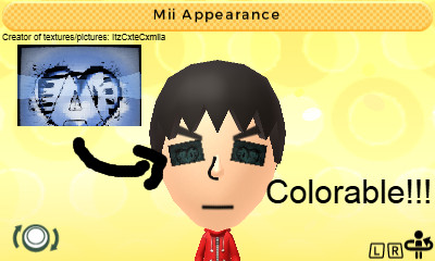 (Tomodachi Life) "Blue Abstract" as a eyes (New!) Mod for Tomodachi ...