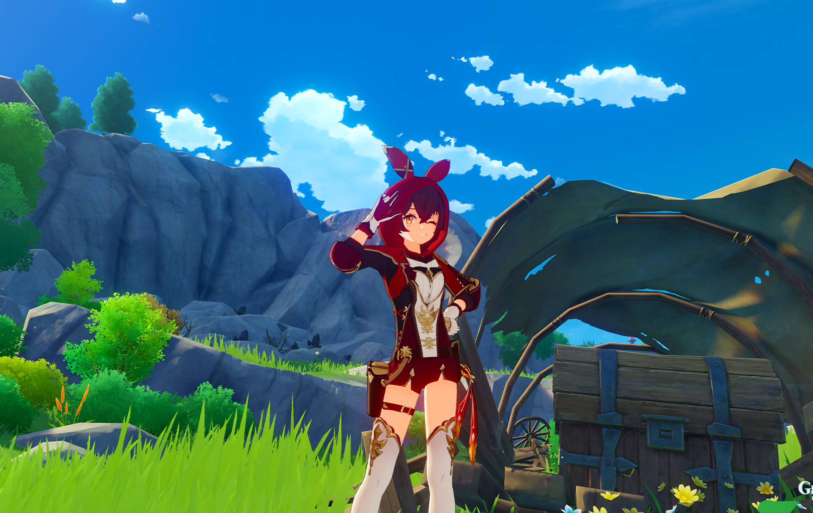 Male Amber Genderswap Mod for Genshin Impact | GI Mods