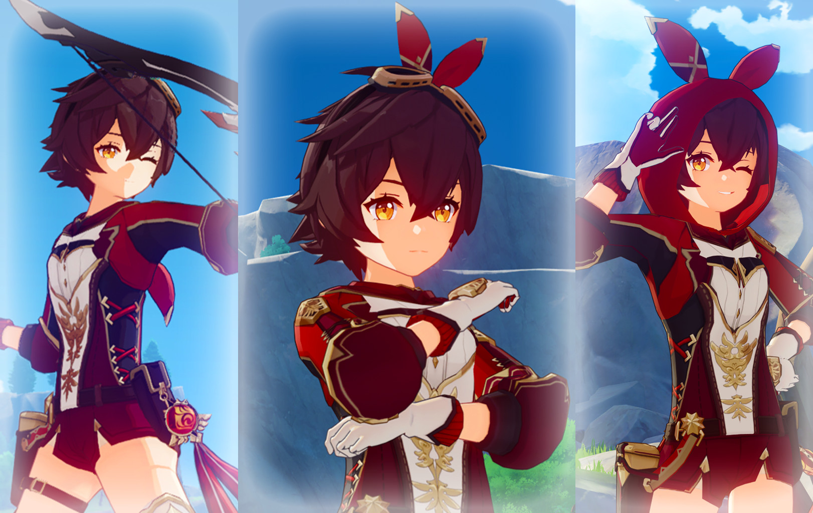 Male Amber Genderswap Mod for Genshin Impact | GI Mods