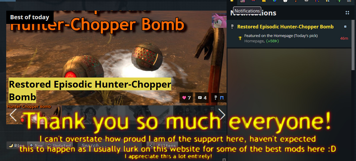 Restored Episodic Hunter-Chopper Bomb Mod for Half-Life 2 | HL2 Mods