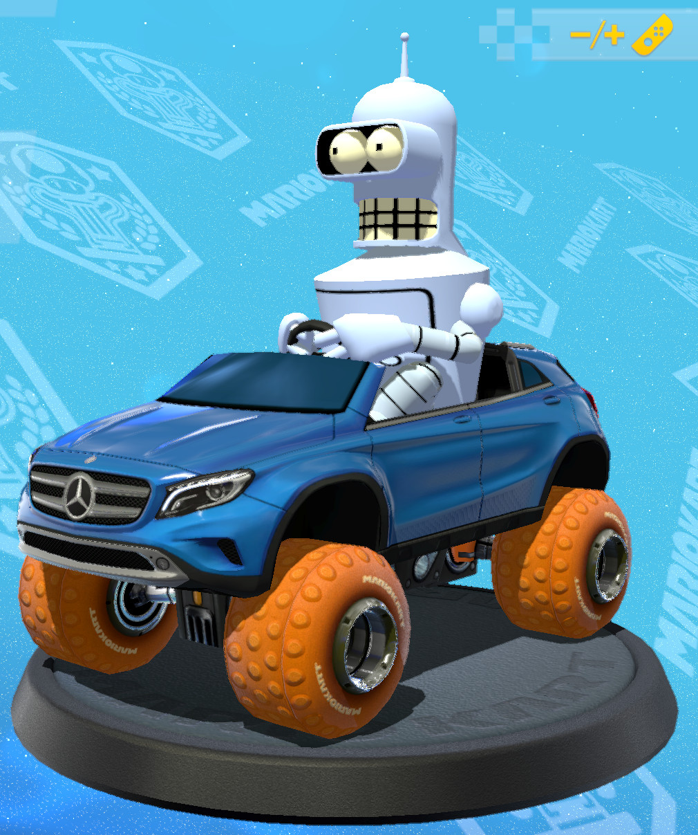 Bender Rodriguez (VOICES) Mod for Mario Kart 8 Deluxe | MK8D Mods