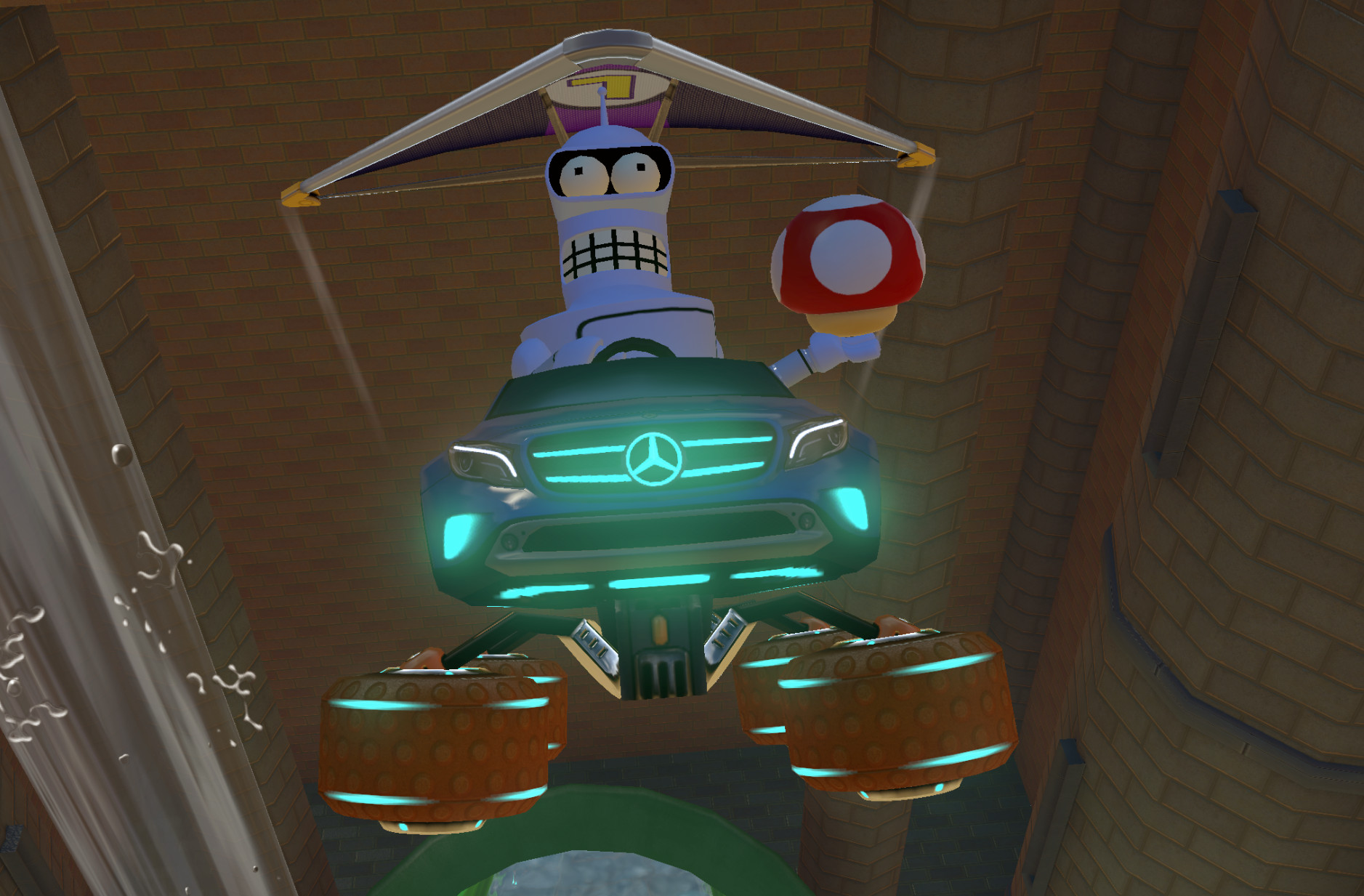 Bender Rodriguez (VOICES) Mod for Mario Kart 8 Deluxe | MK8D Mods