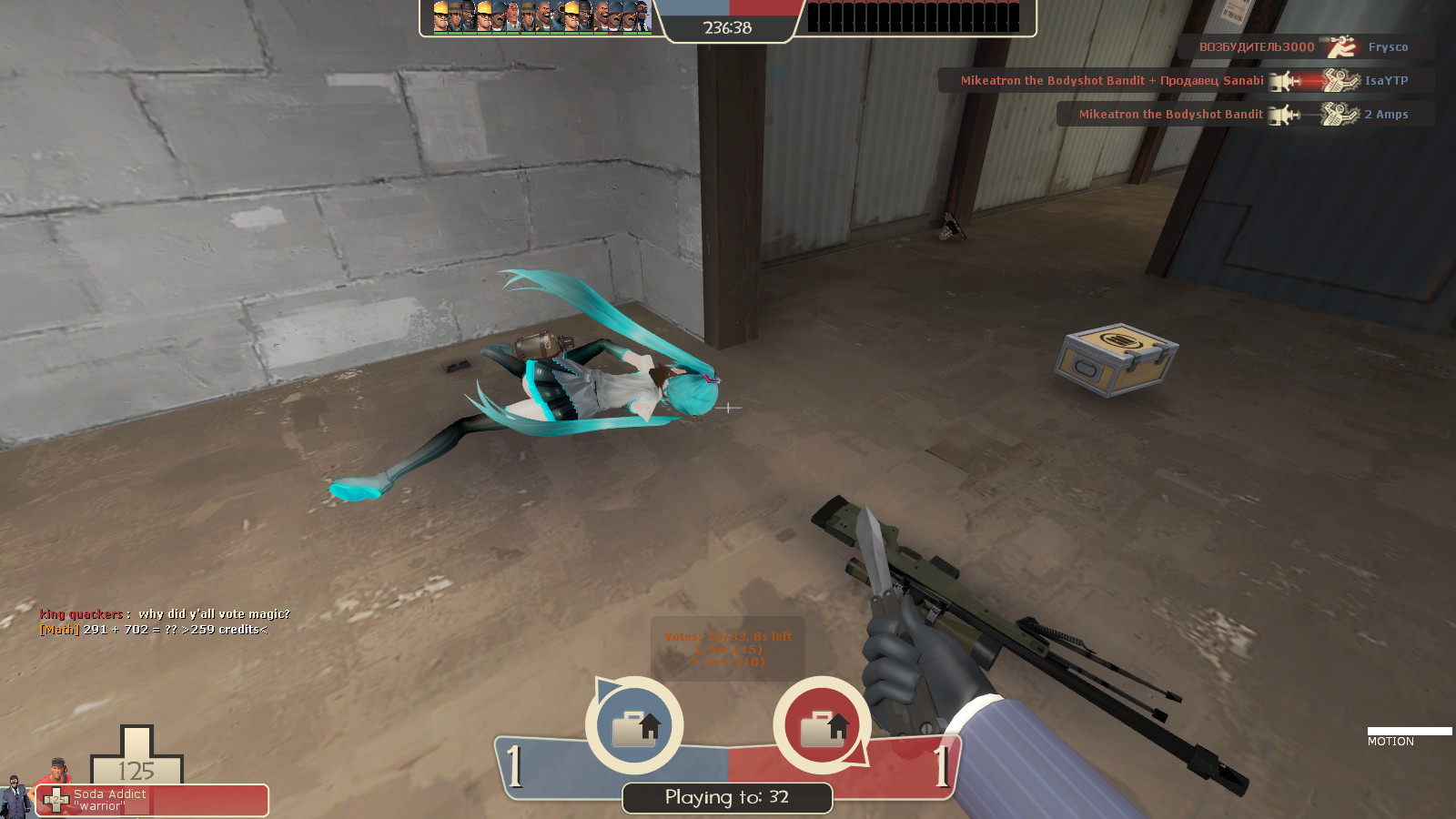 Hatsune Miku as Sniper Mod for Team Fortress 2 | TF2 Mods