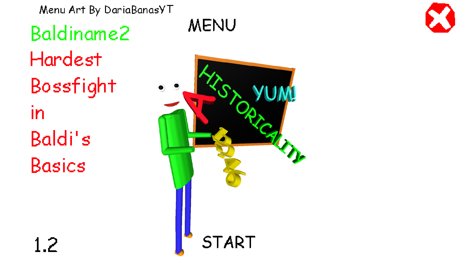 BALDINAME2 (Hardest Bossfight Update) Mod for Baldi's Basics | Baldi Mods