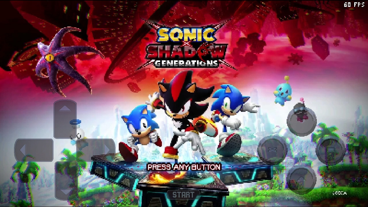 Sonic X Shadow Gens Title Screen Mod for Sonic 3 A.I.R. | S3AIR Mods