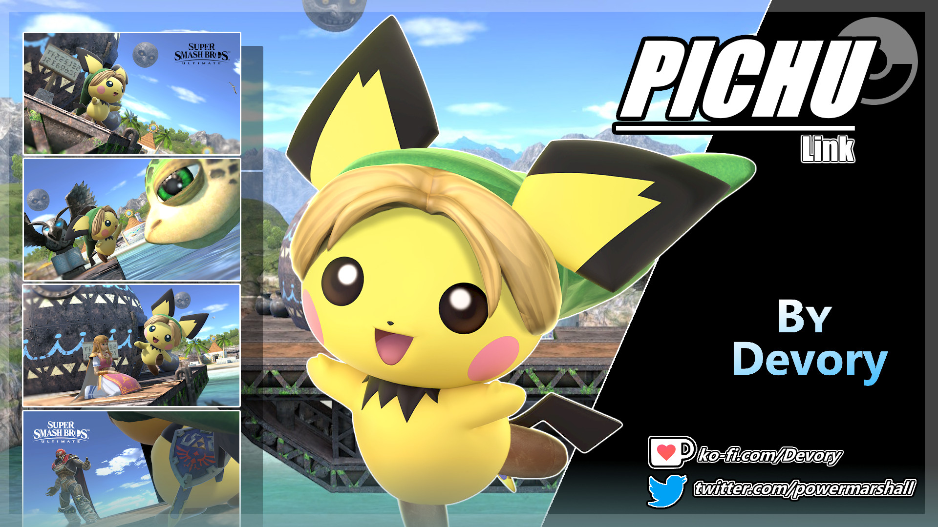 Link Pichu Mod for Super Smash Bros. Ultimate | SSBU Mods