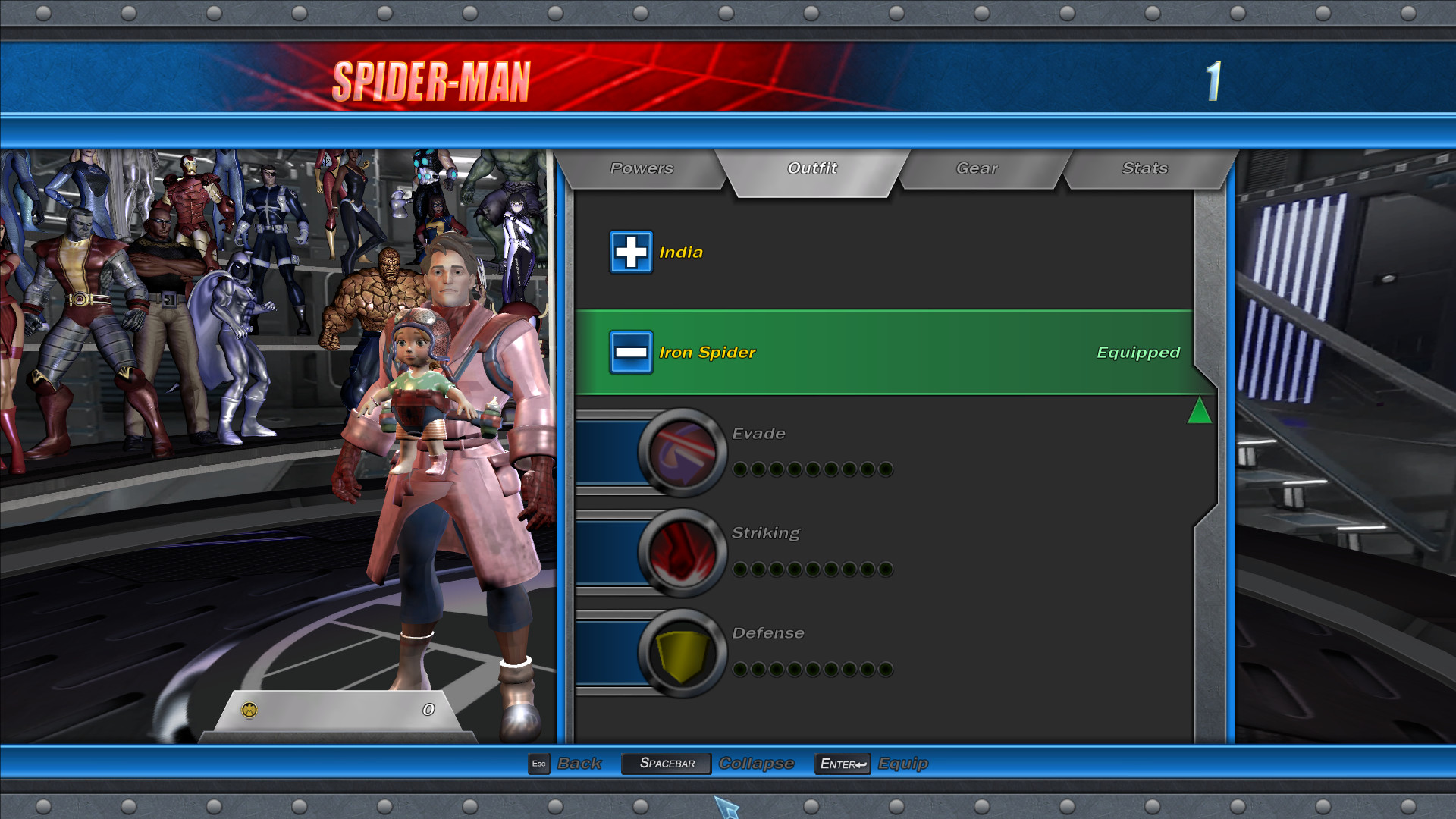 Peter B Parker- Strike Force Mod for Marvel: Ultimate Alliance | MUA Mods