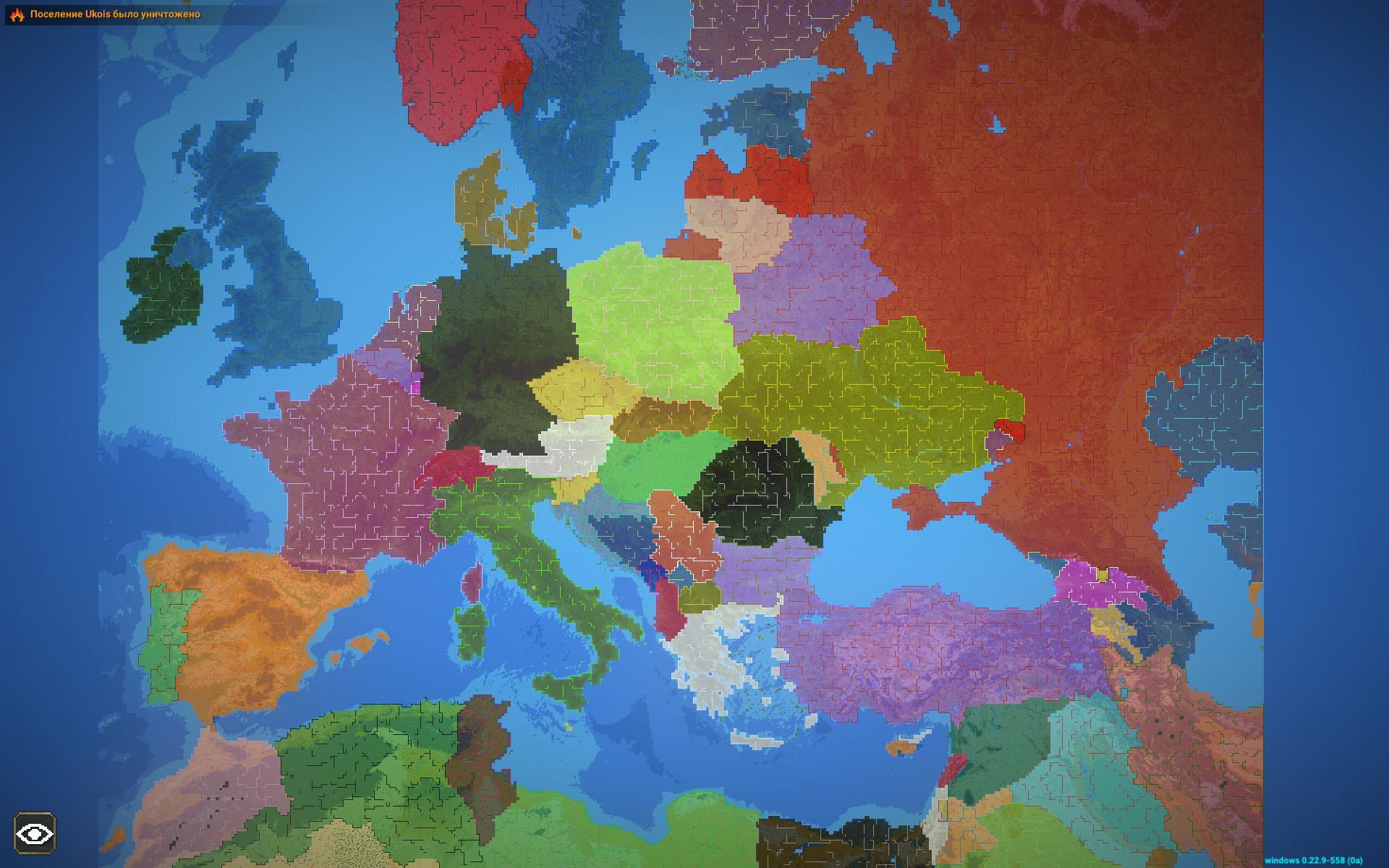 Map of Europe 47x30 Mod for WorldBox | WorldBox Mods