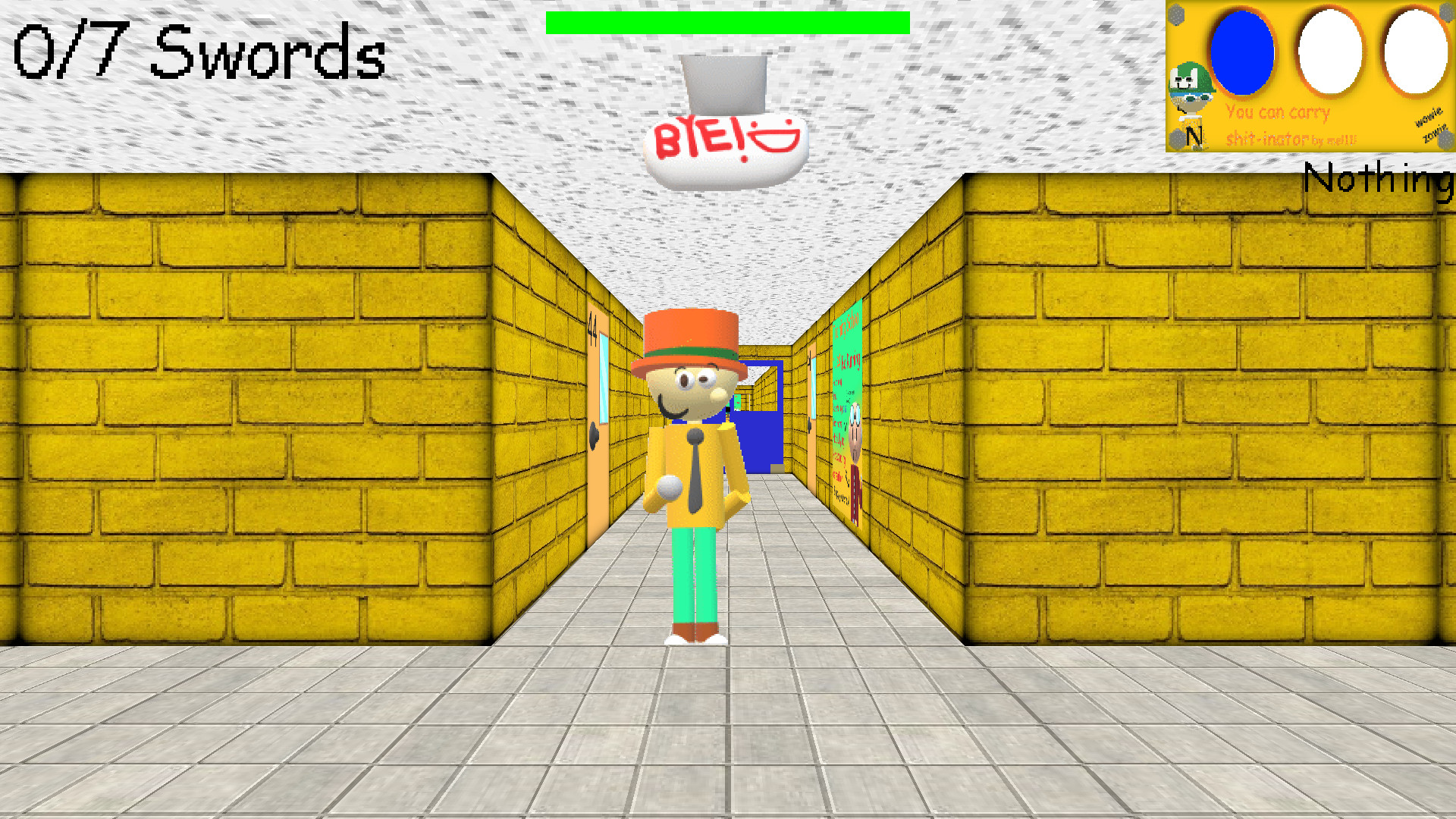 Mr. N's Sword Collecting Game Mod for Baldi's Basics | Baldi Mods