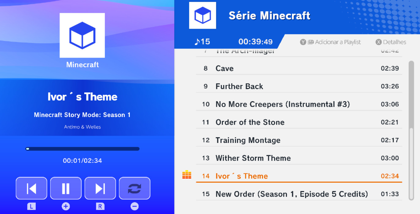 Minecraft Story Mode OST Music Pack Mod for Super Smash Bros. Ultimate ...
