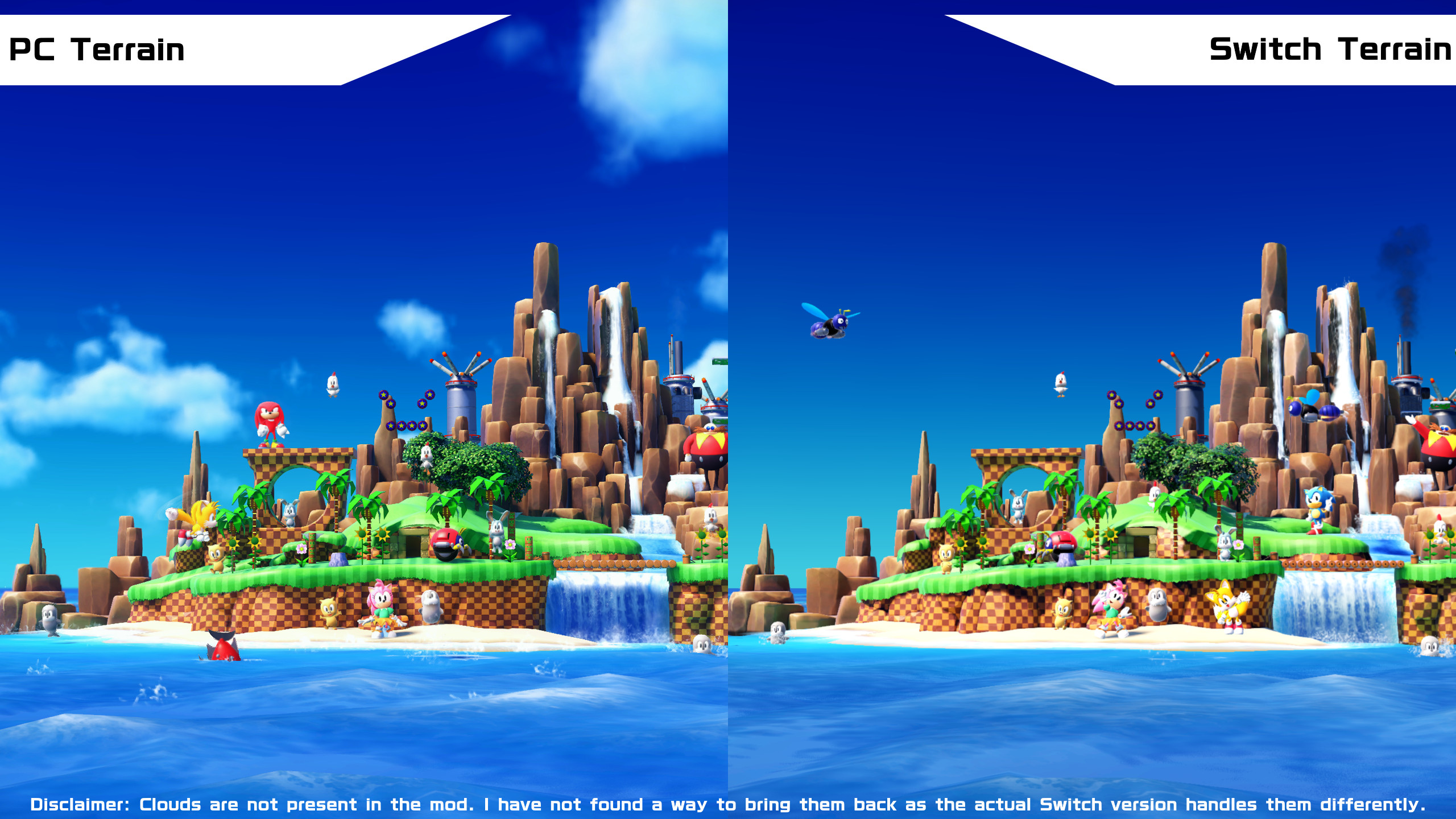 Switch Terrain on Menus Mod for Sonic Origins | SO Mods