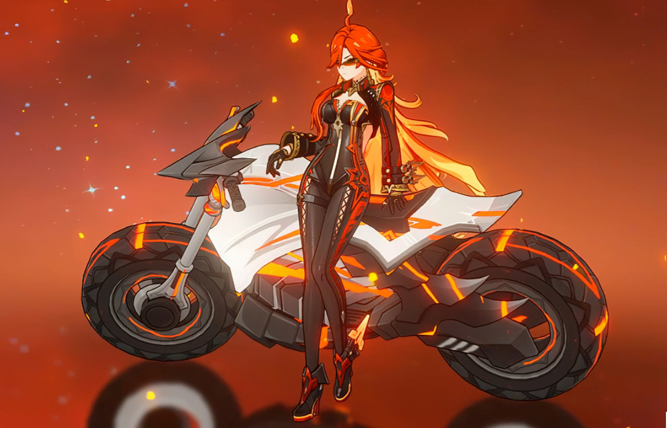 Mavuika White Bike Mod for Genshin Impact | GI Mods