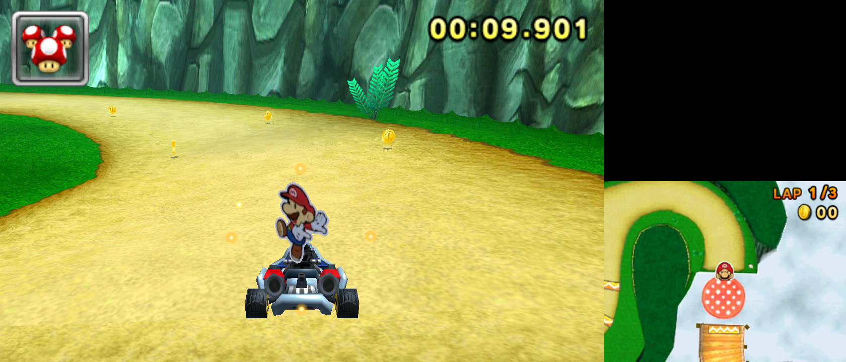 Paper Mario (based off of MKWII version) Mod for Mario Kart 7 | MK7 Mods