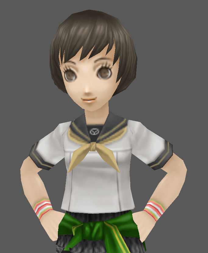 Black Hair Chie Mod for Persona 4 Golden PC (64 Bit) | P4G64 Mods