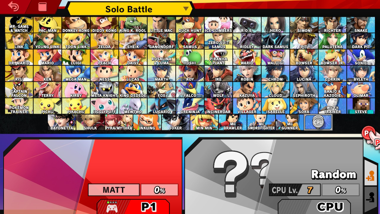 CSS - Sorted by Series including Waluigi Moveset Mod for Super Smash ...
