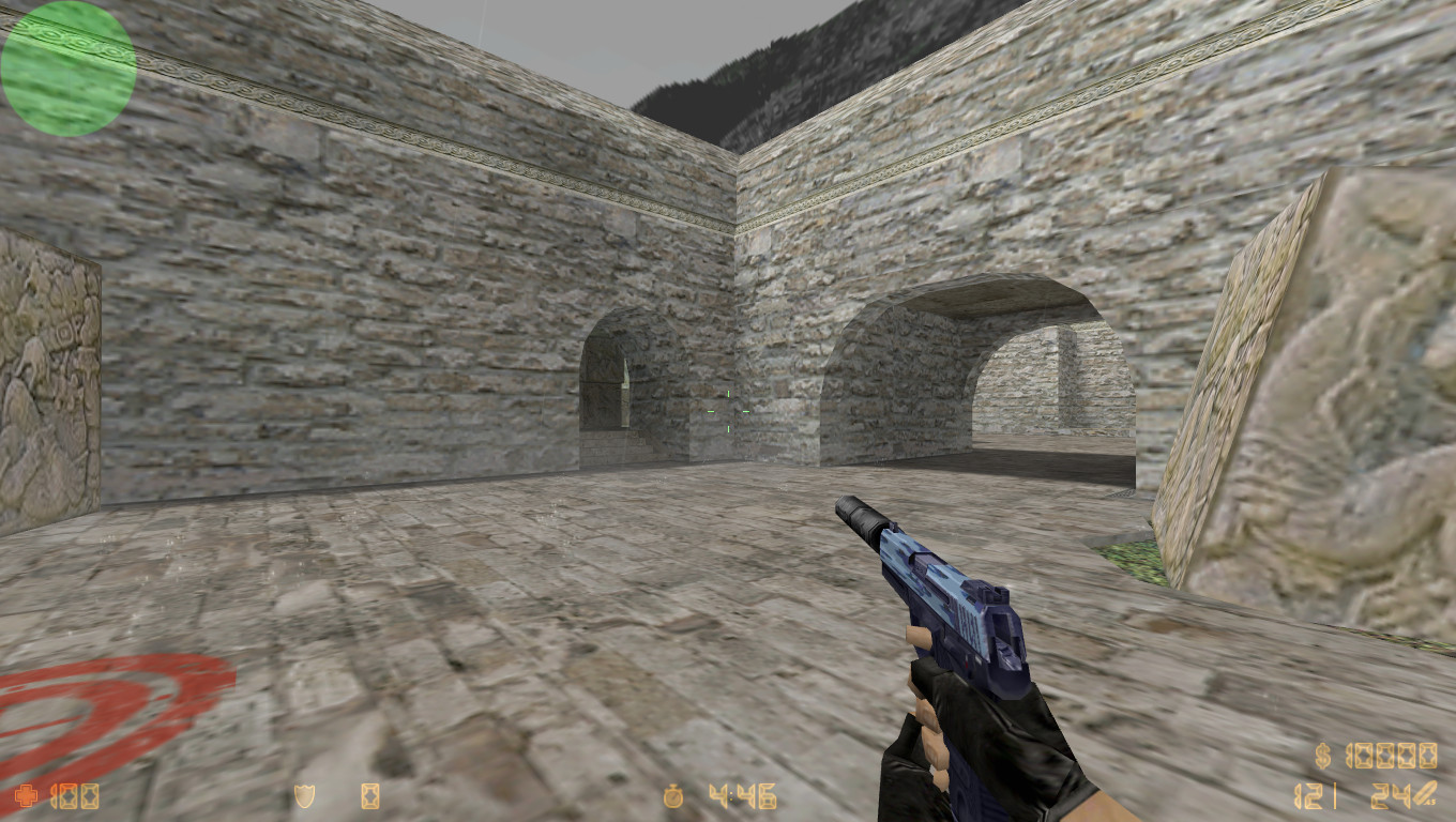 Blue Camo USP Mod for Counter-Strike 1.6 | CS1.6 Mods