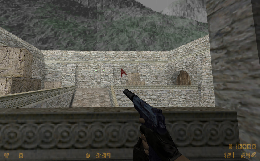 Blue Camo USP Mod for Counter-Strike 1.6 | CS1.6 Mods