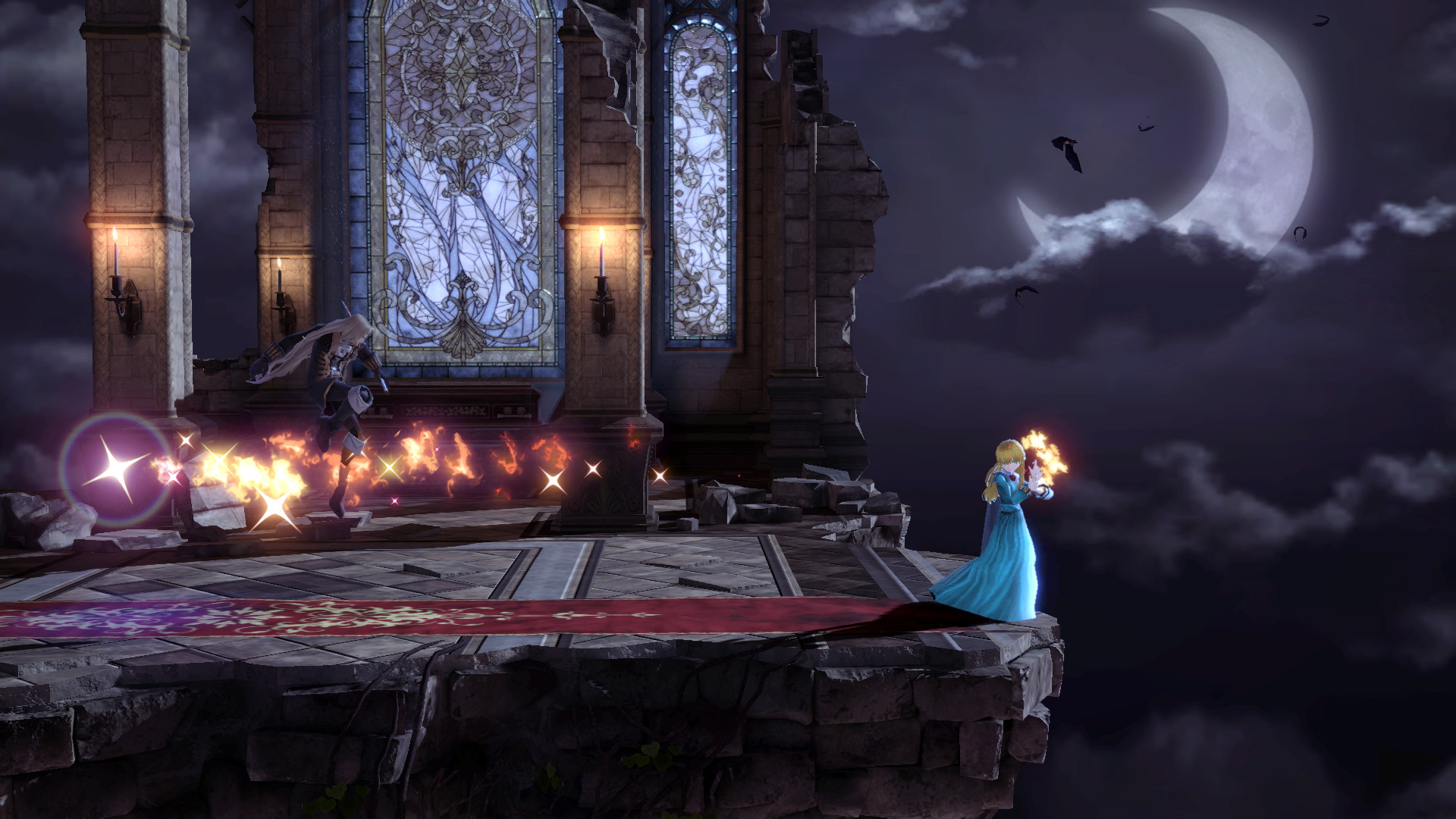 Sypha Belnades (Castlevania) over Zelda Mod for Super Smash Bros ...