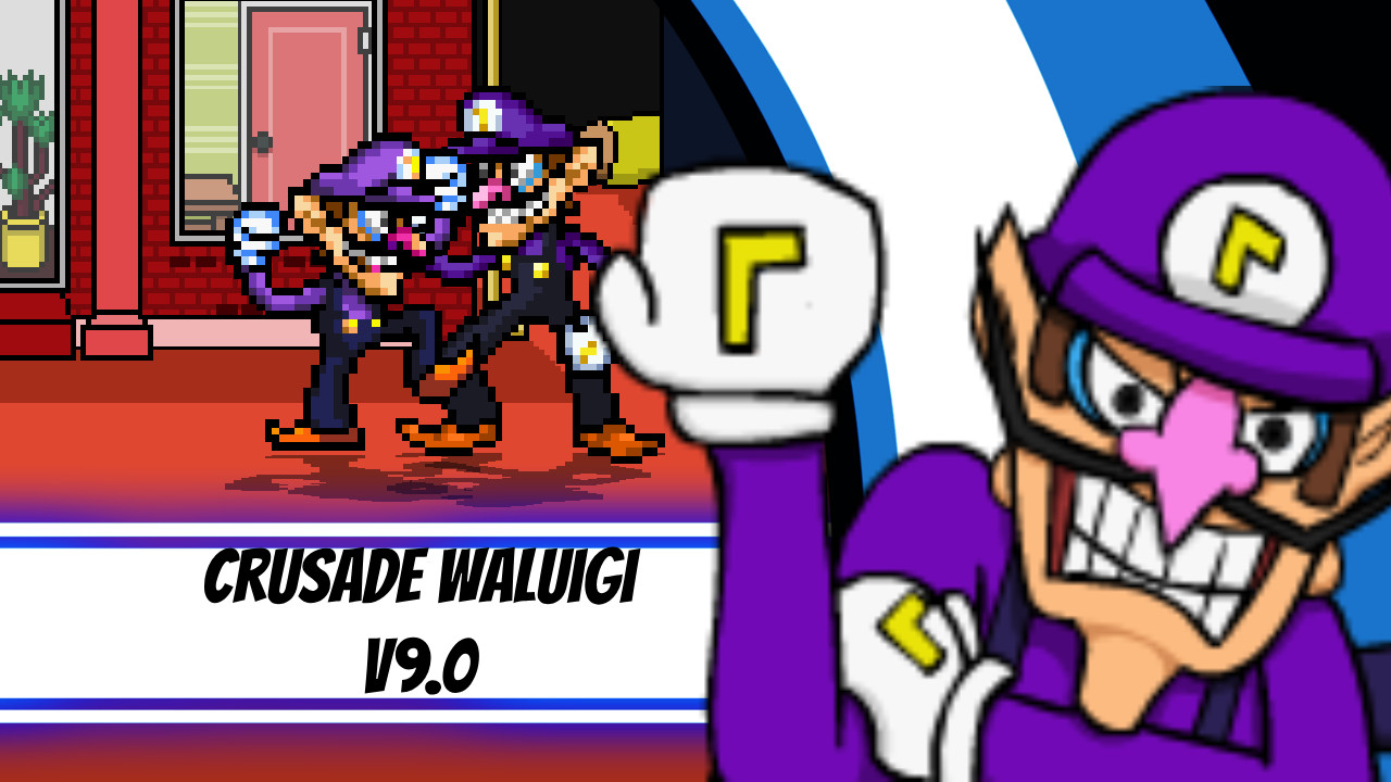 Waluigi 9.0 Legacy Port for v9.5 Mod for Super Smash Bros. Crusade ...