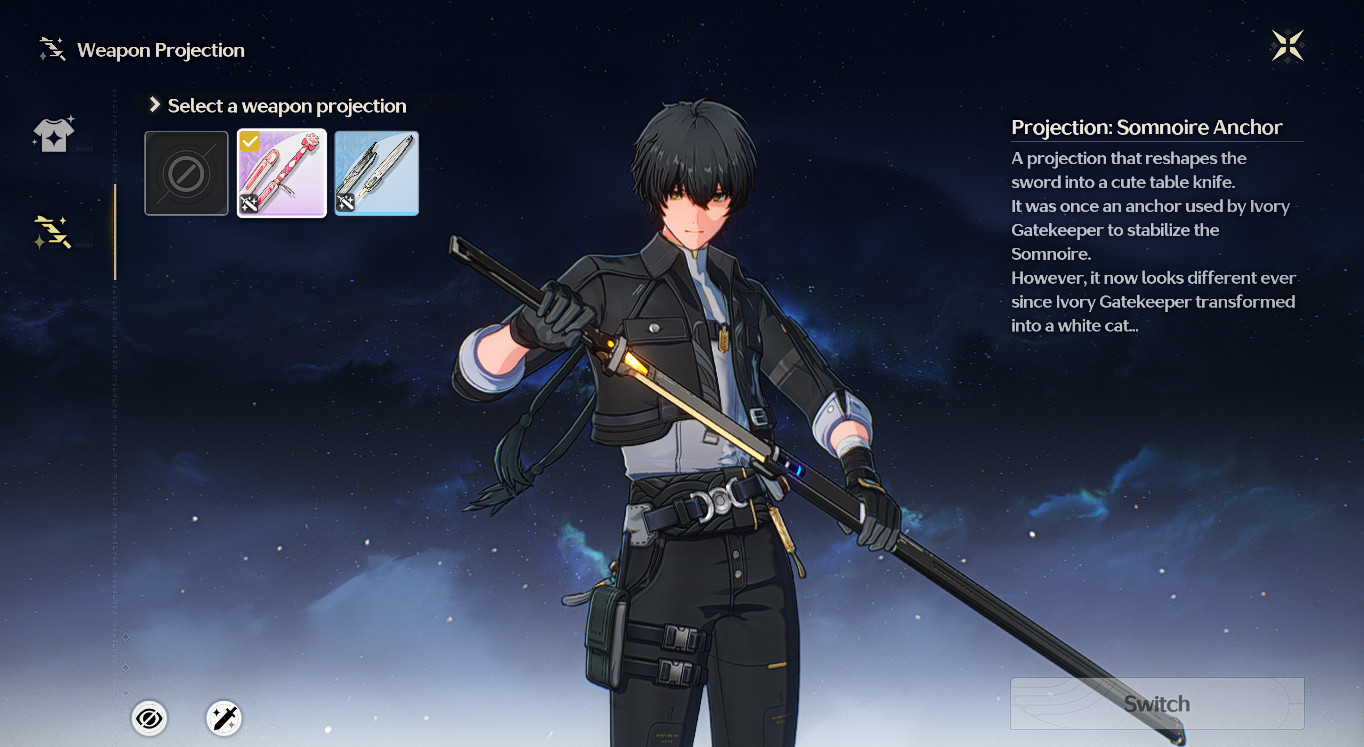 Tyro Sword projection for Rover main Mod for Wuthering Waves | WuWa Mods