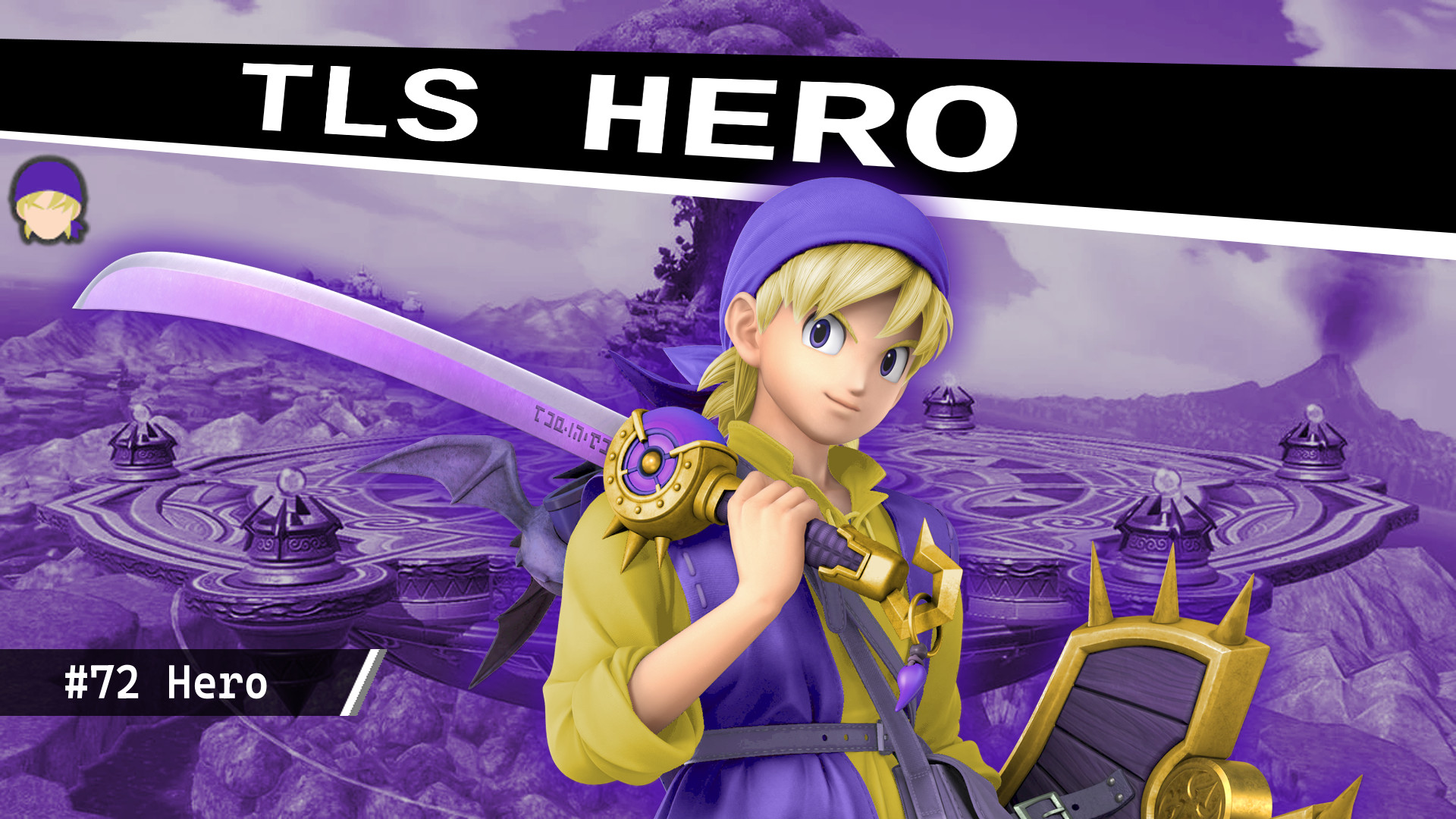 TLS Hero (purple recolor) Mod for Super Smash Bros. Ultimate | SSBU Mods