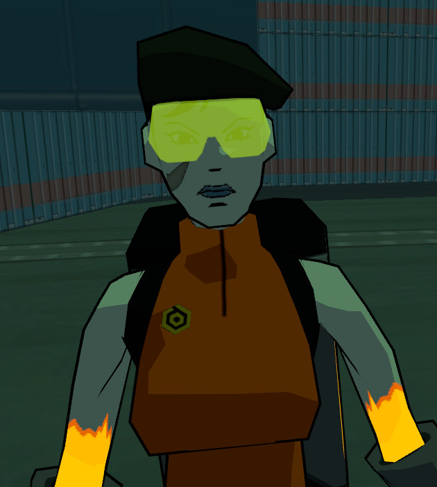 Pyro (JSRF) Mod for Bomb Rush Cyberfunk | BRC Mods